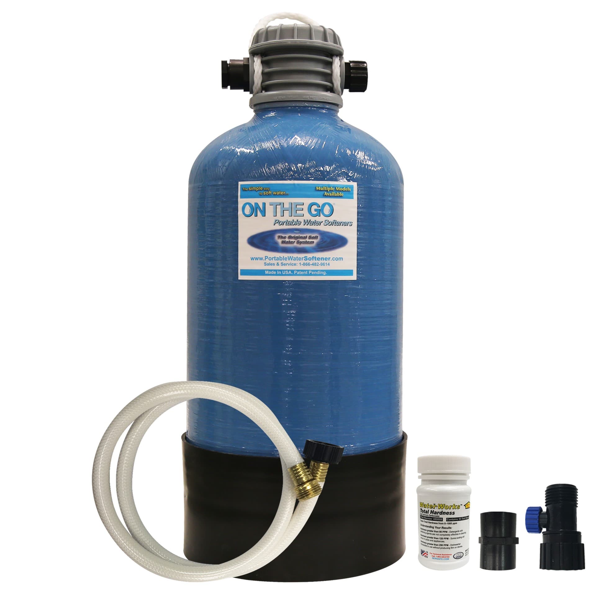 Portable Double Standard Water Softener - On The Go - Portable Water ...